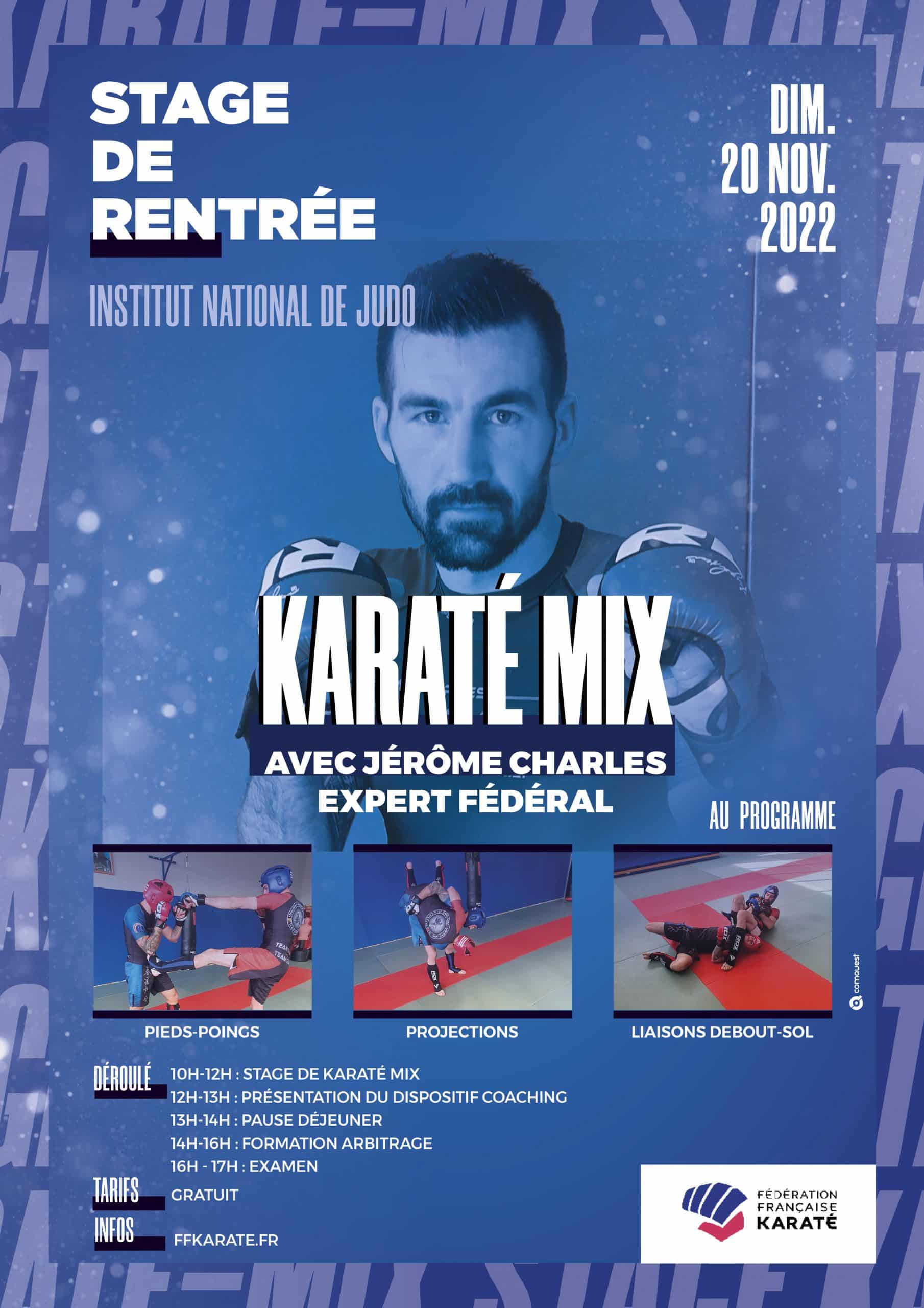Stage National Karaté Mix – Fédération Française de Karaté