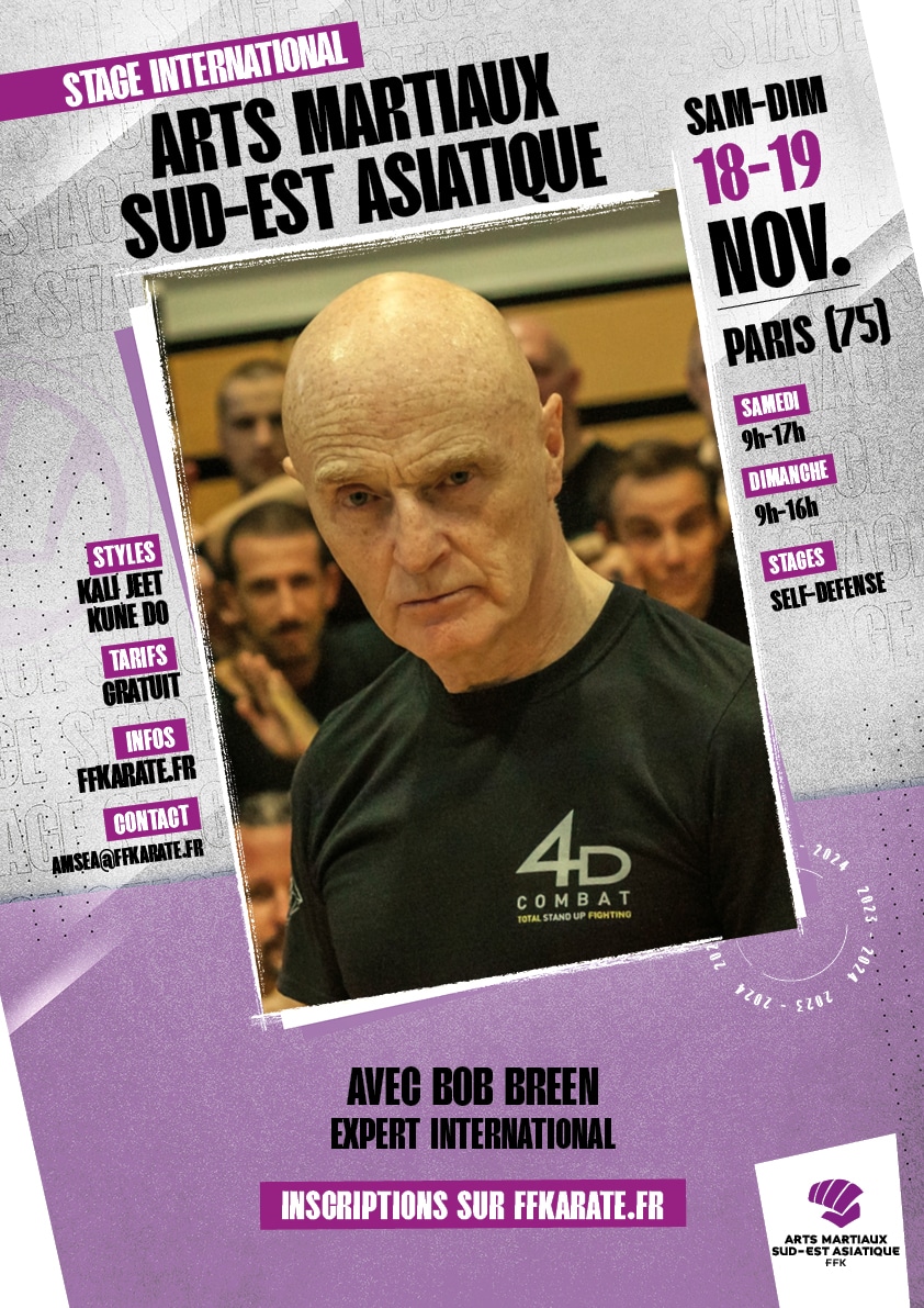 Stage de l’Expert international Bob Breen – Fédération Française de Karaté