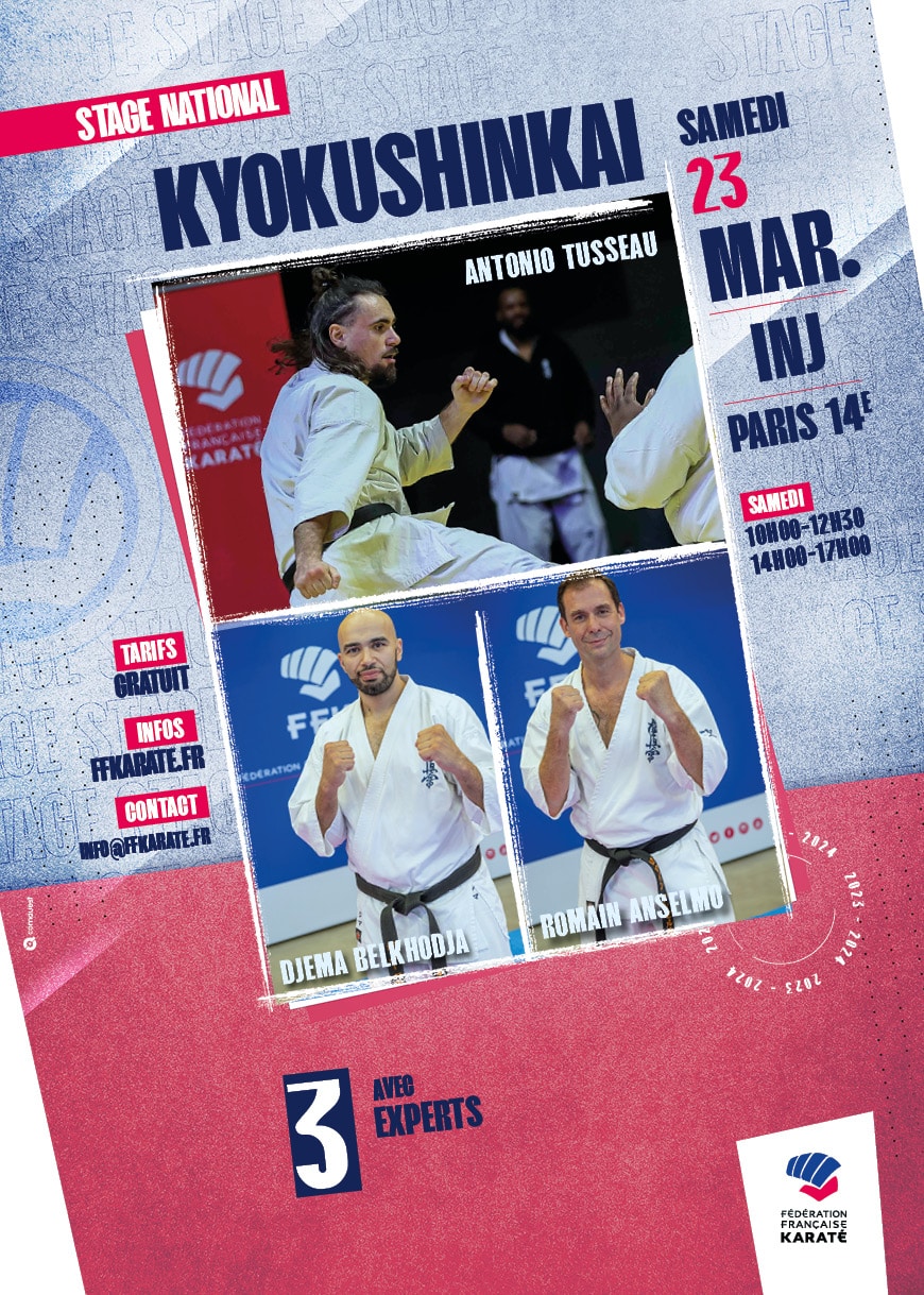 Stage national kyokushinkai – zone nord – Fédération Française de Karaté