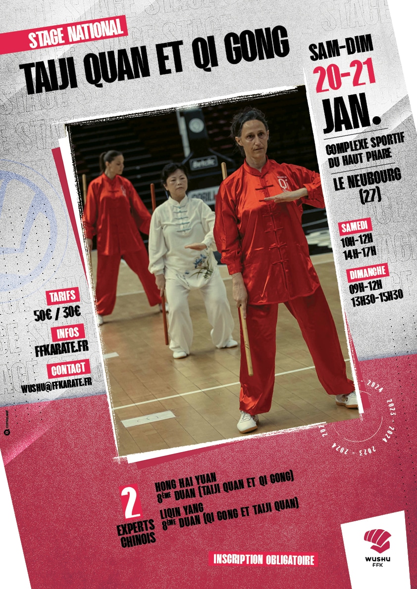 Stage taijiquan/qi gong – Fédération Française de Karaté