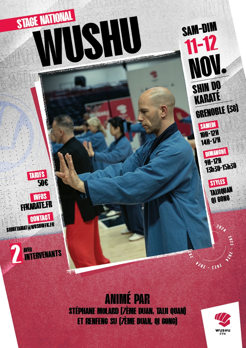 Stage taijiquan/qi gong – Fédération Française de Karaté