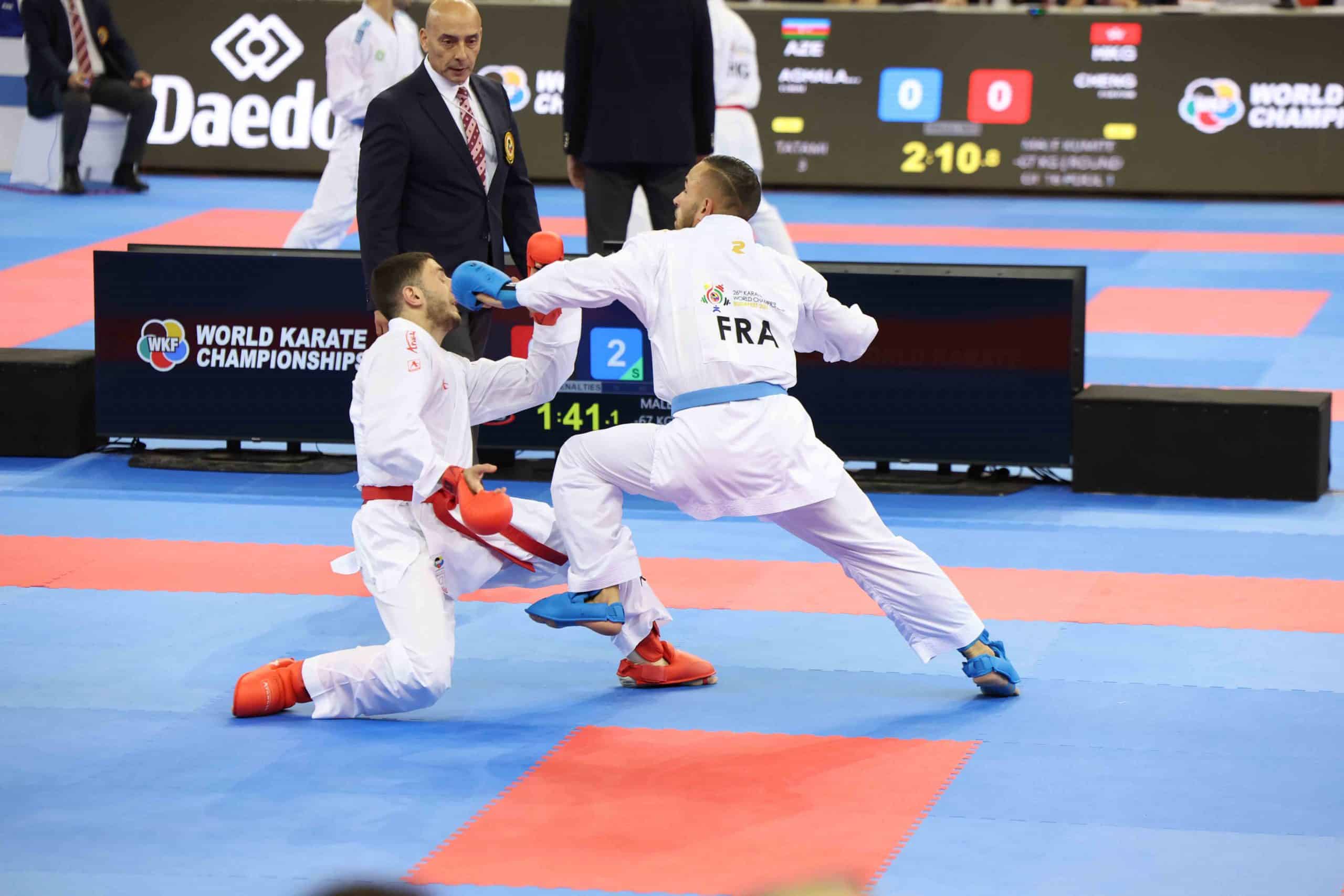 Championnats du Monde seniors : J02 – Fédération Française de Karaté