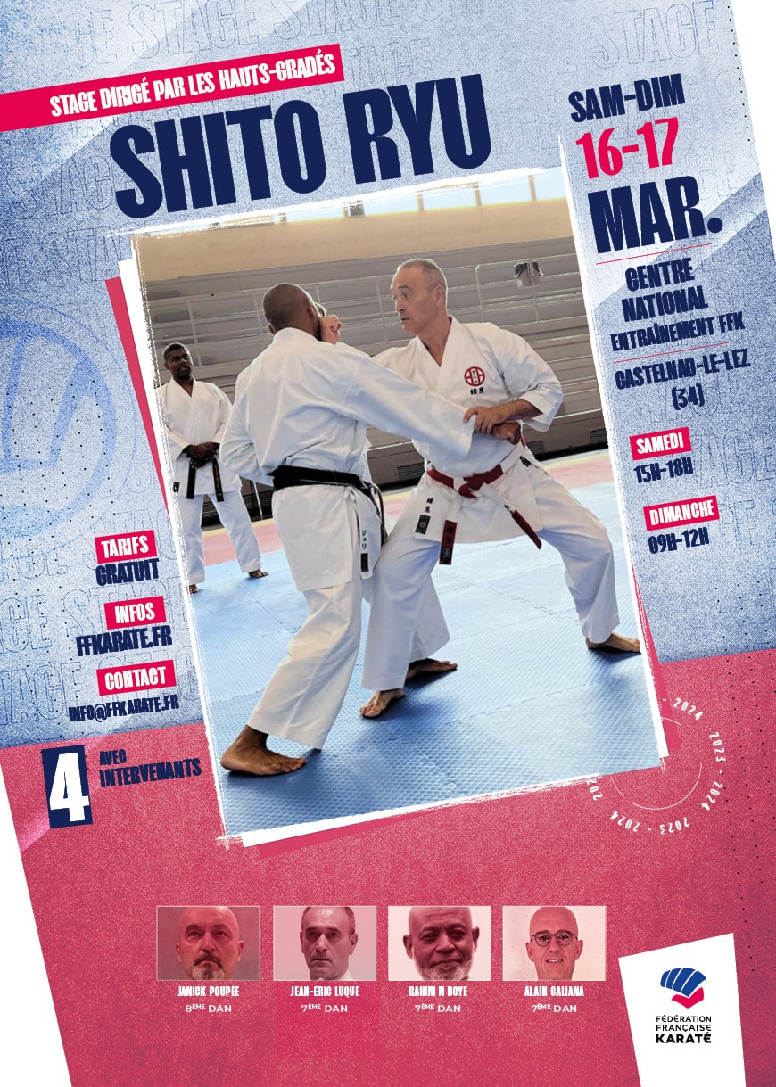Stage shito ryu dirigé par les hauts-gradés – Fédération Française de ...