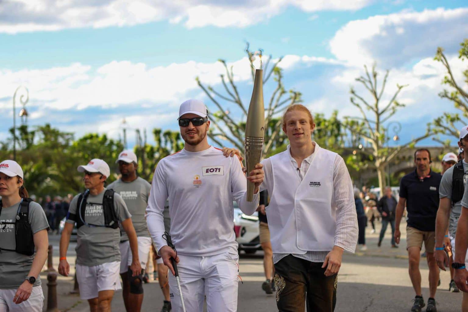 Nohan Dudon, porteur de la flamme olympique ! – Fédération Française de ...