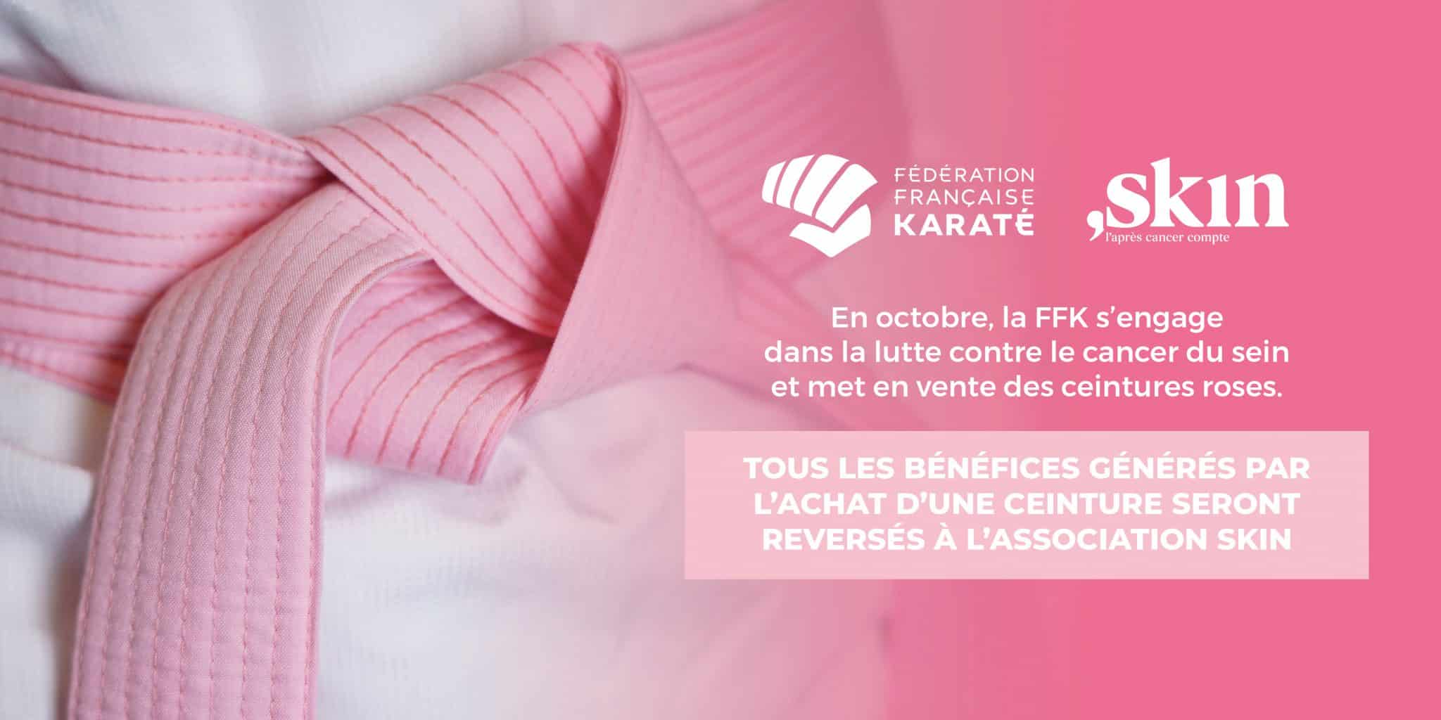 La Fédération Française de Karaté en rose – Fédération Française de Karaté